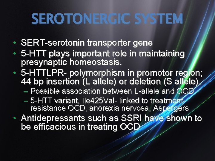 Obsessive Compulsive Disorder Abby Suelflow November 20 th