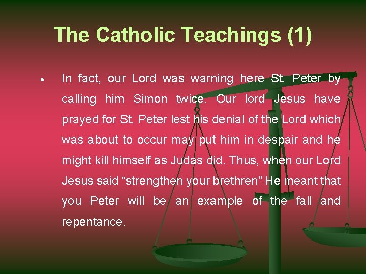 Differences between The Orthodox and The Catholic Churches