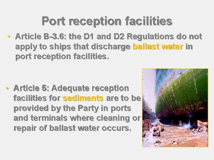 MODULE 2 Ballast Water Management Convention and Guidelines