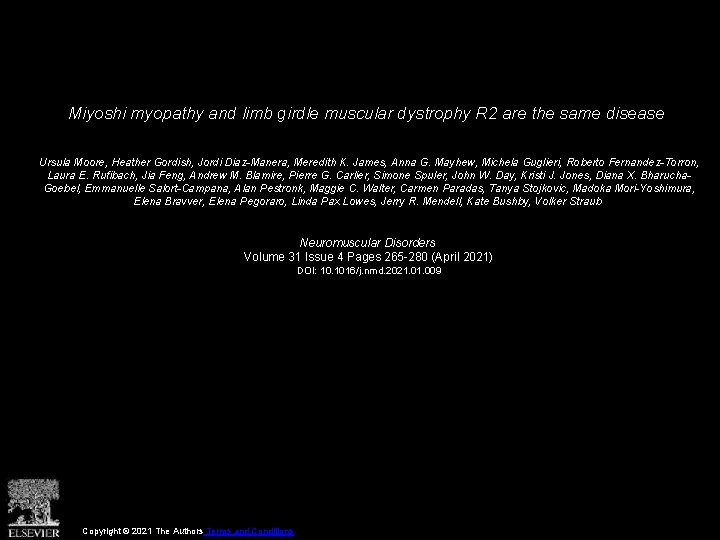 Miyoshi myopathy and limb girdle muscular dystrophy R