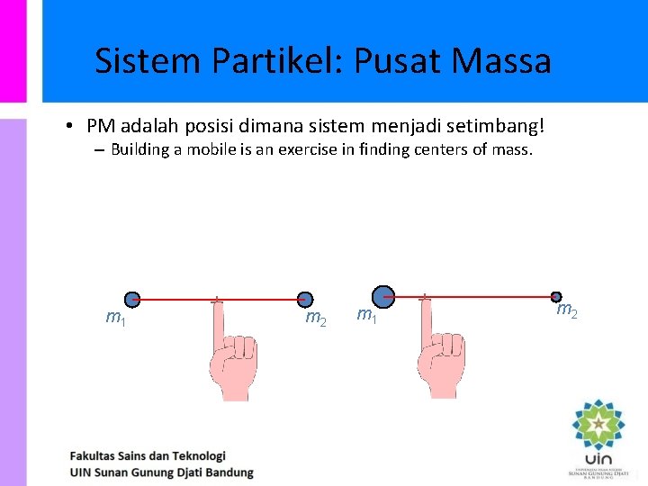 Fisika Dasar Biologi Kuliah05 Pusat Massa Gerak Sistem