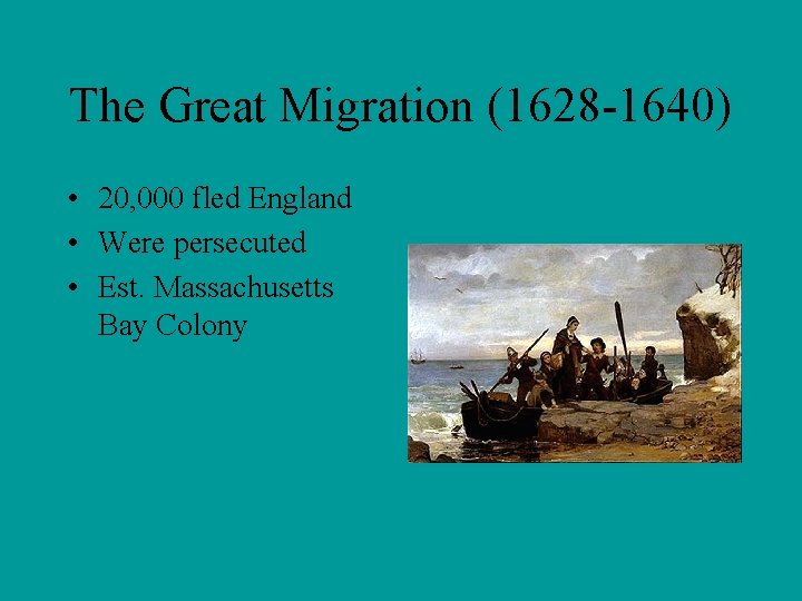 Puritanism A Divine Mission to Establish an Ideal