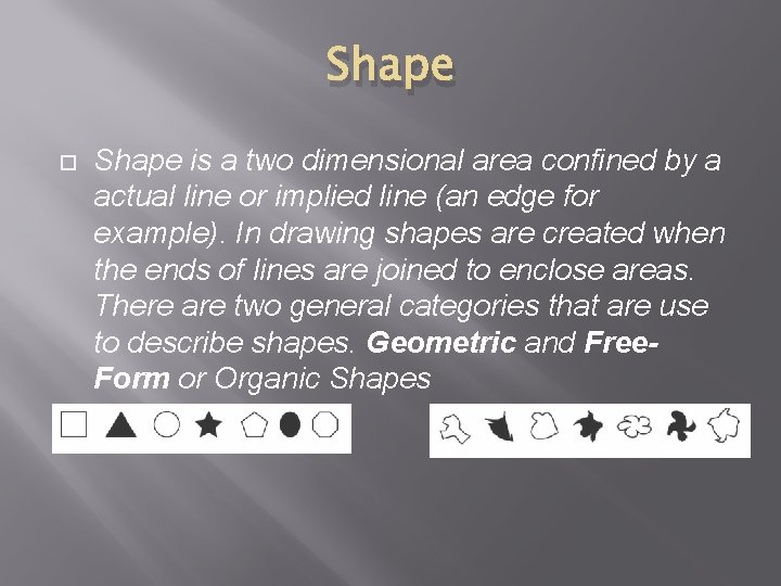 ELEMENTS AND PRINCIPLES OF DESIGN 1 Minute Activity
