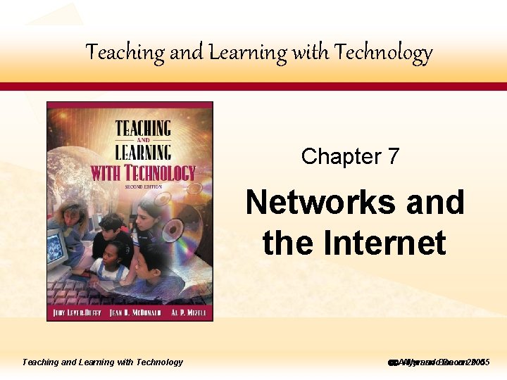 Teaching and Learning with Technology ck k to