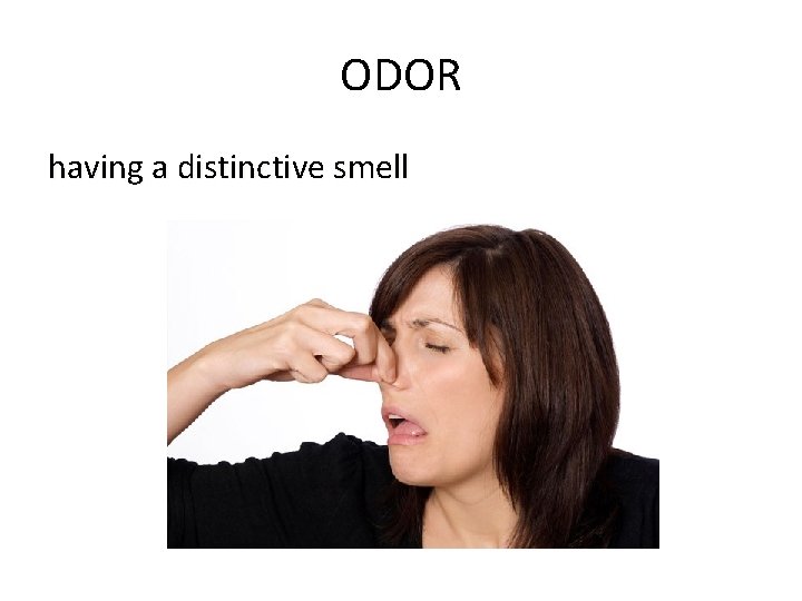 VOCABULARY physical properties shape density solubility odor melting