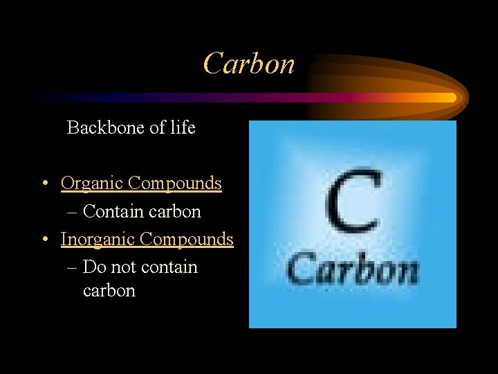 Chemistry of Life Macromolecules Carbon Backbone of life