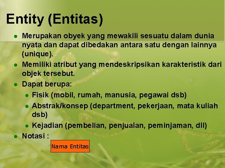 ENTITY RELATIONSHIP DIAGRAM BY NUR HIDAYA BUKHARI 102904037