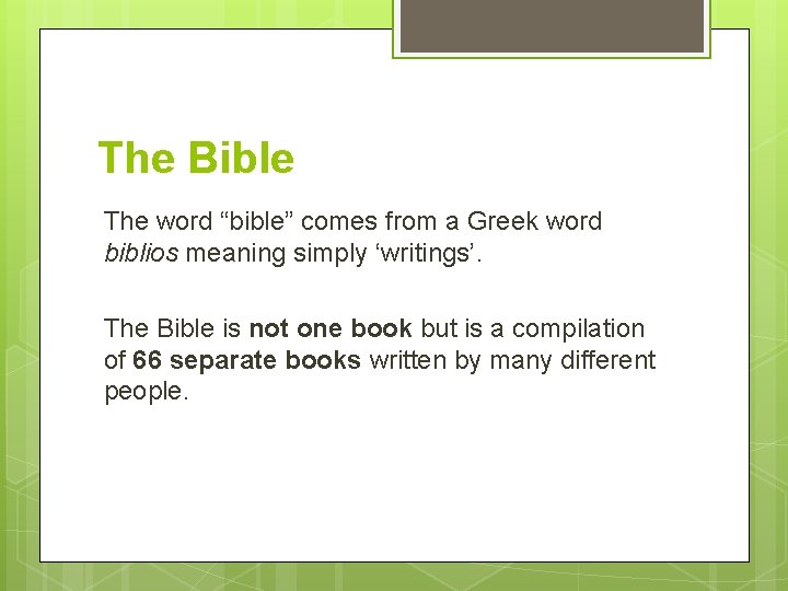 The Bible Review The Truth of the Bible