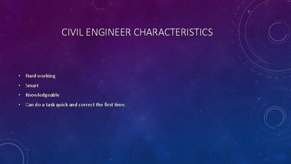 CAREER RESEARCH CIVIL ENGINEER BY DEREK ODDO DESCRIPTION