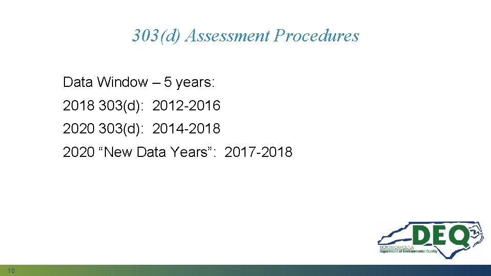 2020 303d Listing and Delisting Methodology EMC November