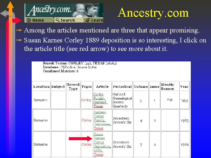 Ancestry com Ancestry com is a feebased service