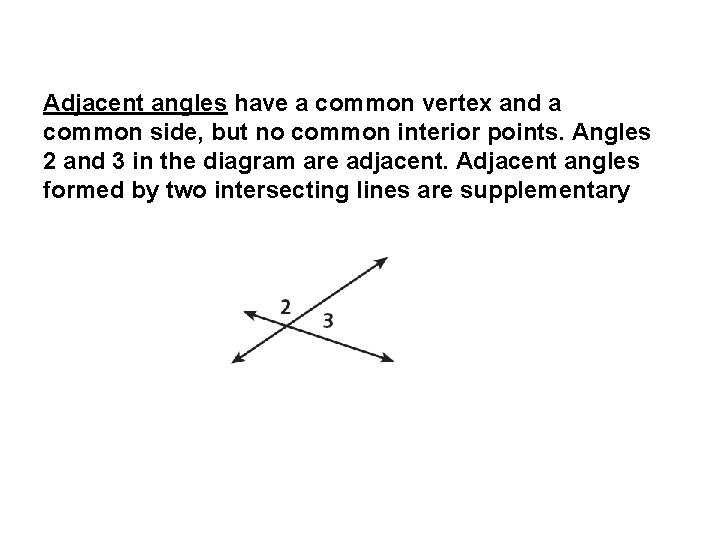 Insert Lesson Title Here Vocabulary angle vertex right