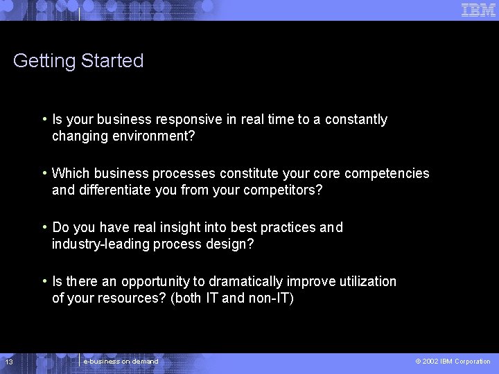 IBM Corporation business on demand the Localization Industry