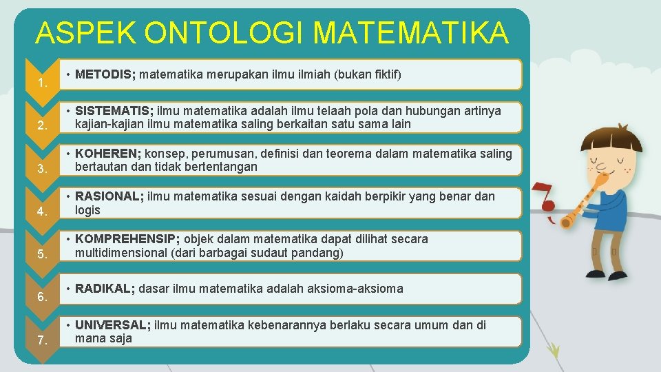 ONTOLOGI MATEMATIKA Oleh SUBHAN 15709259016 PRODI MATEMATIKA PROGRAM