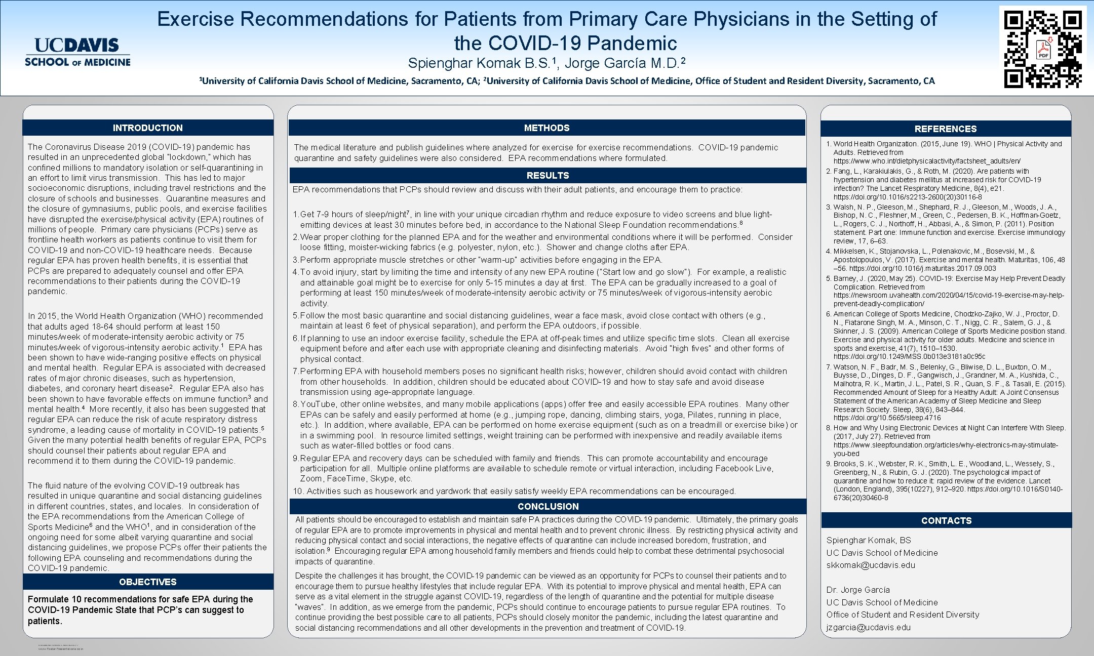 Exercise Recommendations for Patients from Primary Care Physicians