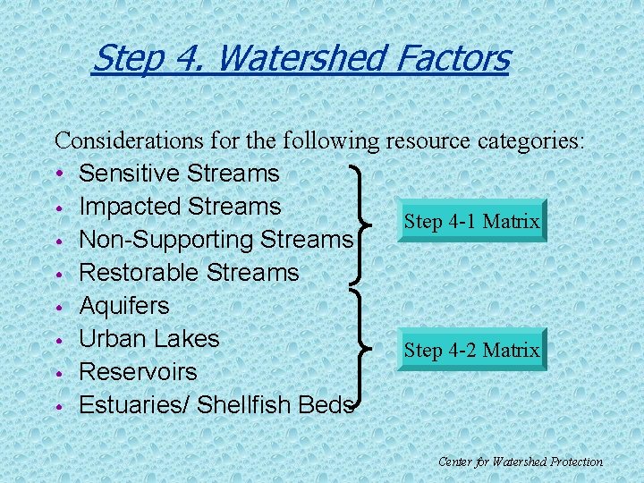 Selecting the Most Effective Stormwater Treatment Practice Presented