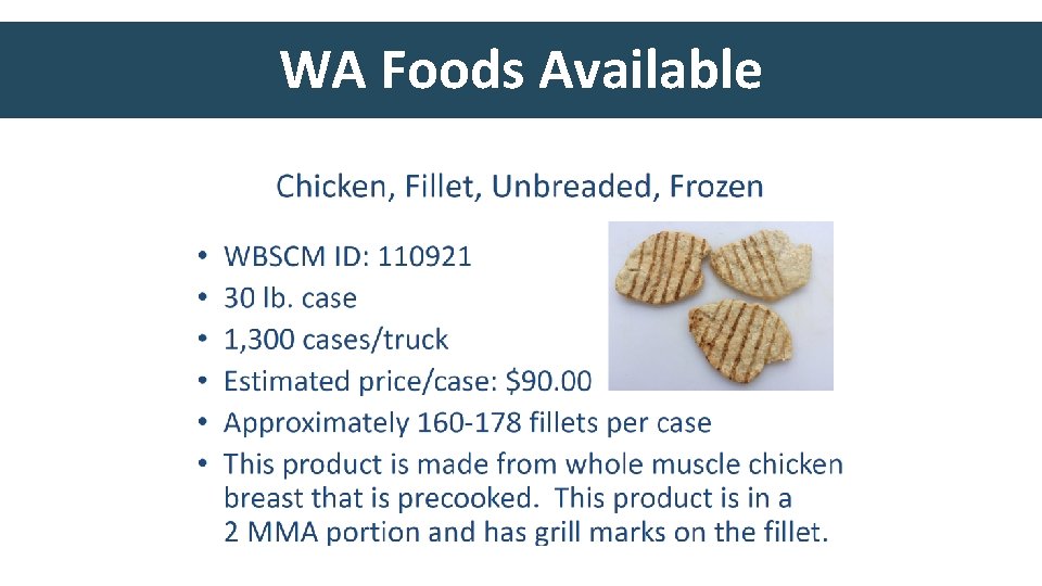 PreOrder Survey Food Distribution Program OSPI Child Nutrition