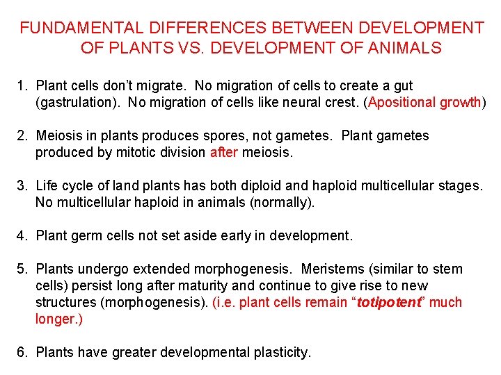 Biology 340 Comparative Embryology Lecture 3 Dr Stuart