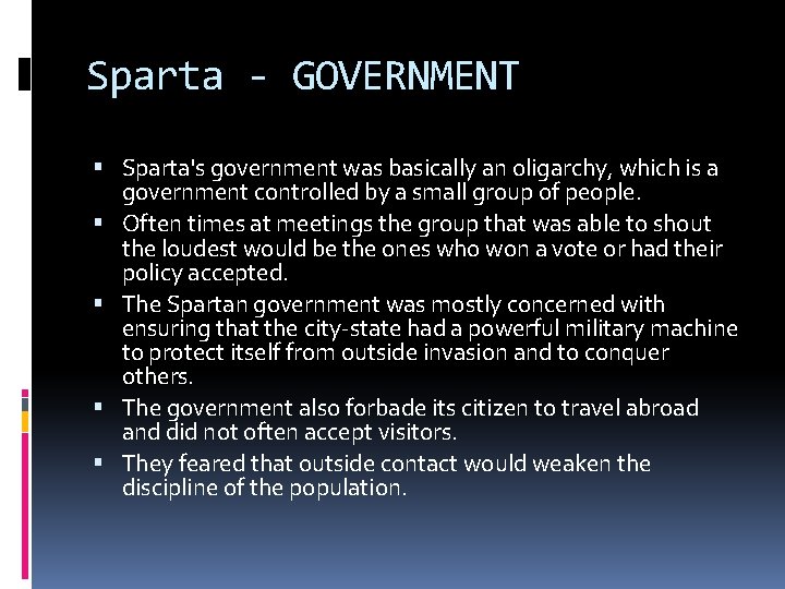 Mr Cistaro Mr C ANCIENT ATHENS AND SPARTA