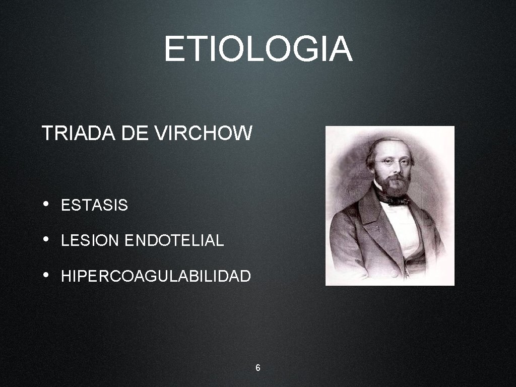 TROMBOSIS VENOSA PROFUNDA Dr Guillermo Guevara Ospino Servicio