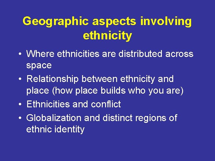 An Introduction to Human Geography James M Rubenstein