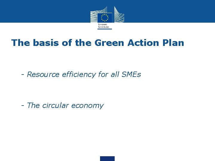 Enterprise and Industry Green Action Plan for SMEs