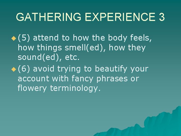 HOW TO DO PHENOMENOLOGY THE EASIEST TYPE DESCRIBING