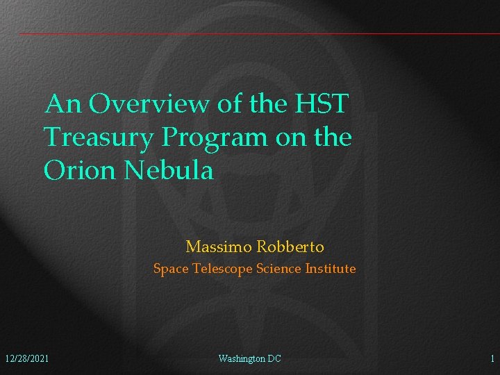 An Overview of the HST Treasury Program on