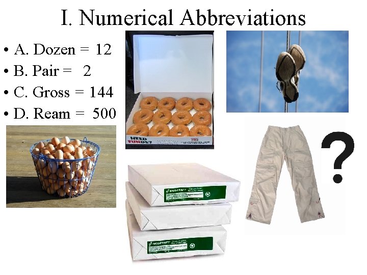 Chapter 10 Chemical Quantities 10 1 Moles I