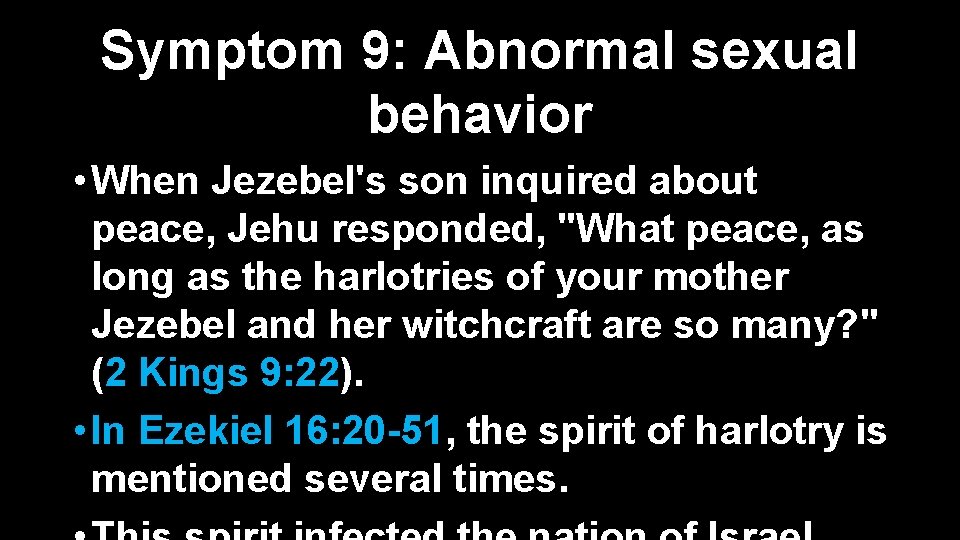 Symptoms of Demonization part 2 With Bishop Ronald