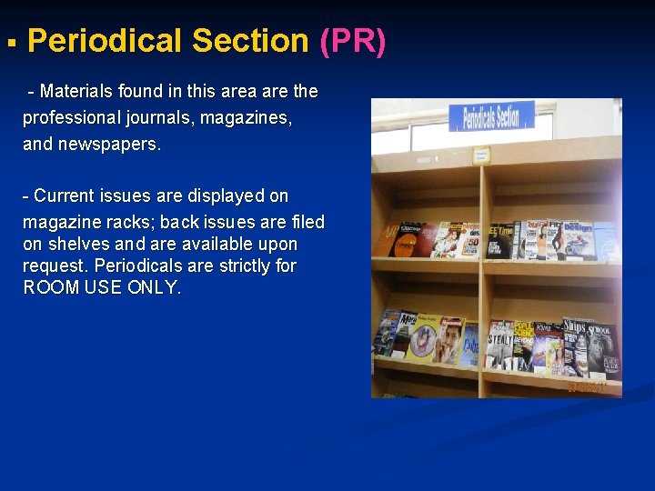 Objectives of the Orientation To make you familiar