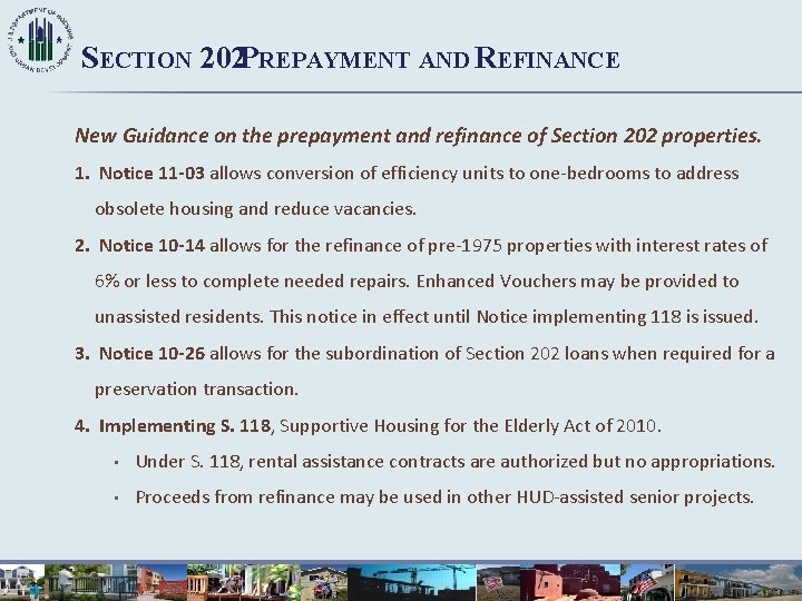 Preserving Multifamily Housing HUD Policy Update NALHFA Conference