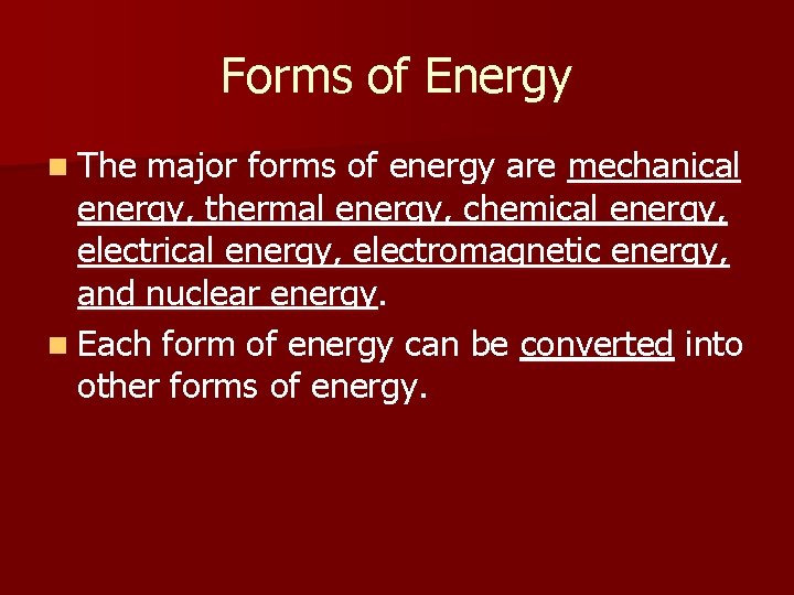Chapter 15 Energy Jennie L Borders Standard n