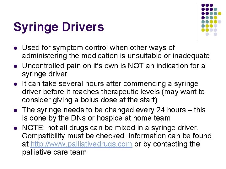 Pain Management in Palliative Care Dr Tasha Nishiyama