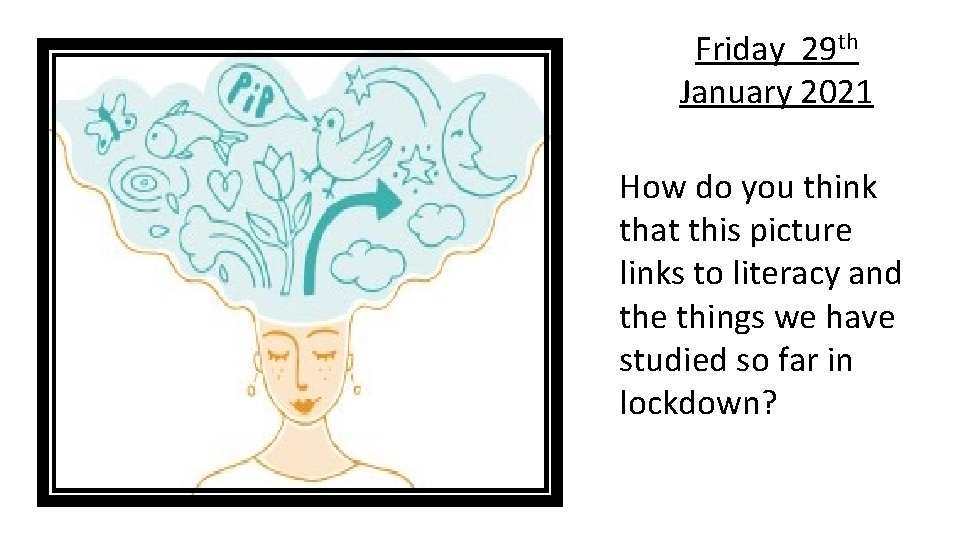 Friday 29 th January 2021 How do you