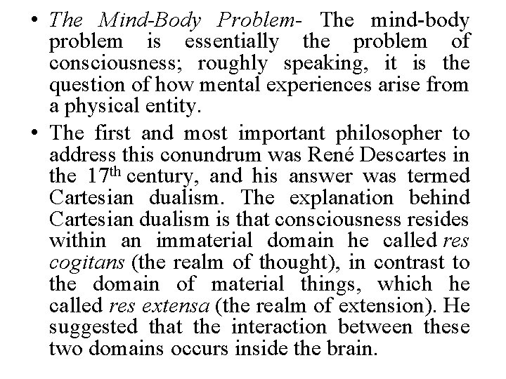 DEVELOPMENT OF PSYCHOLOGICAL THOUGHT Debashree Sinha CONCEPT OF