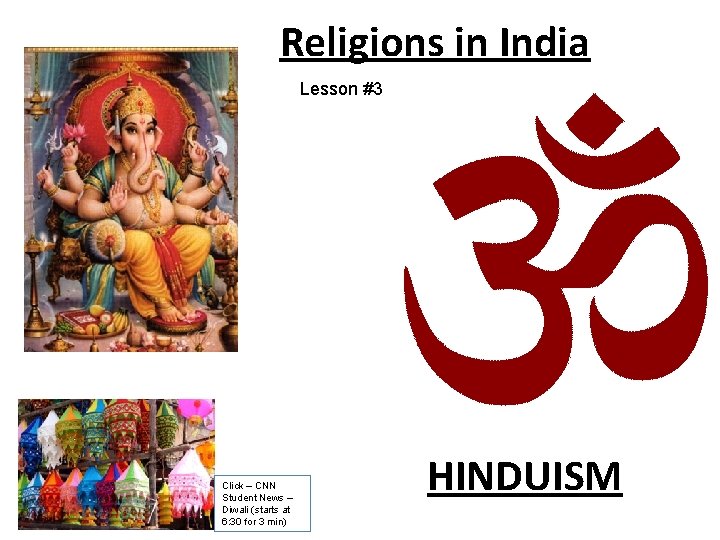 Religions in India Lesson 3 Click CNN Student