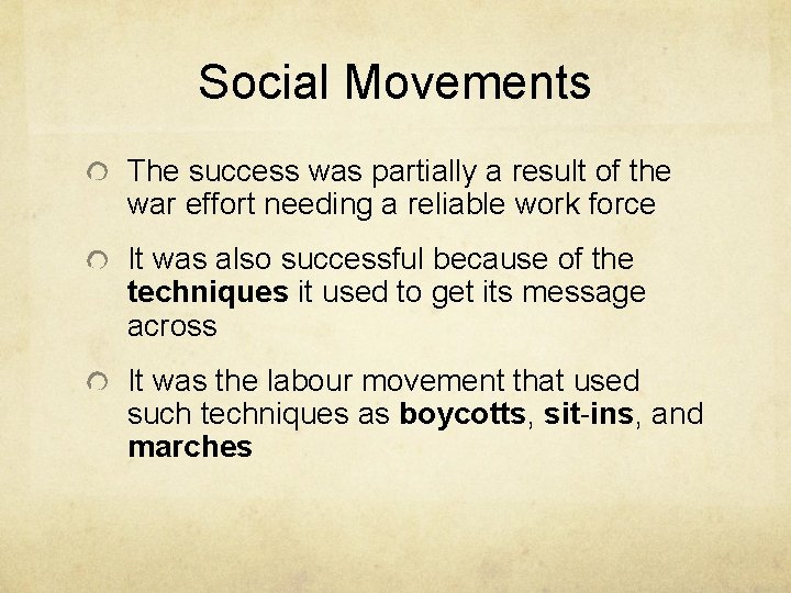 The US Civil Rights Movement The United States