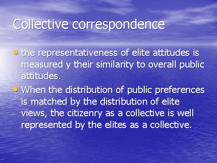 Political representation Theories of representation policy and symbolic