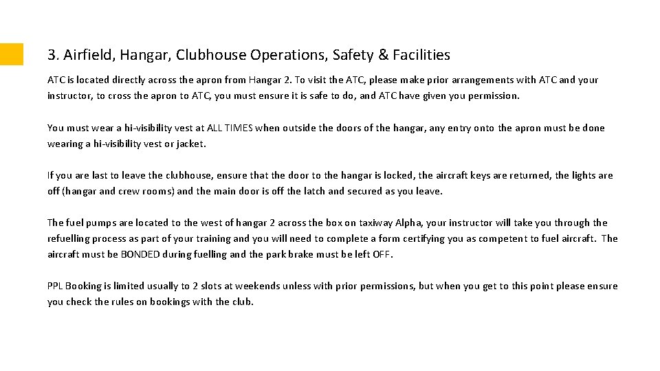 Club Induction Pack BAE Flying Club Issue 1