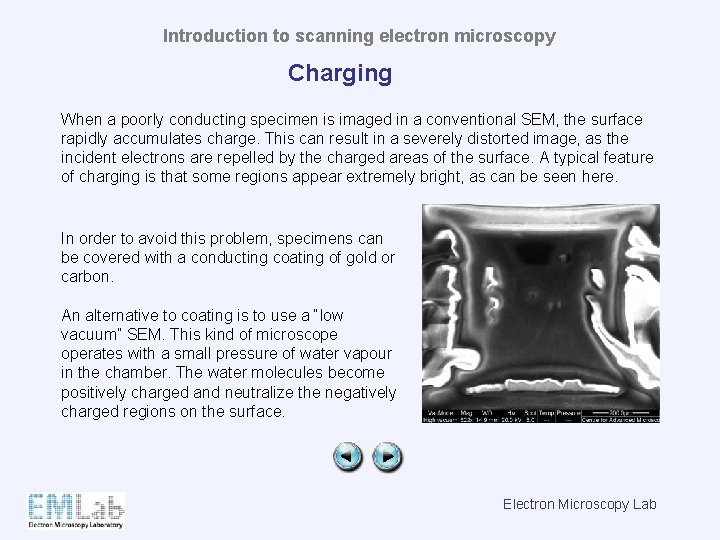 Introduction to scanning electron microscopy Tutor Peter Harris
