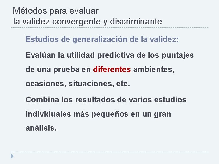 09 Validez Estimacin y evaluacin de la evidencia