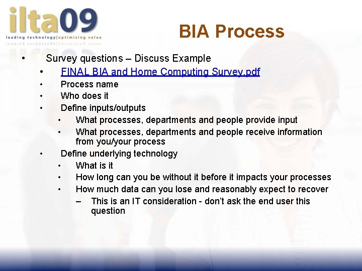 Business Continuity Planning Completing a Business Impact Assessment