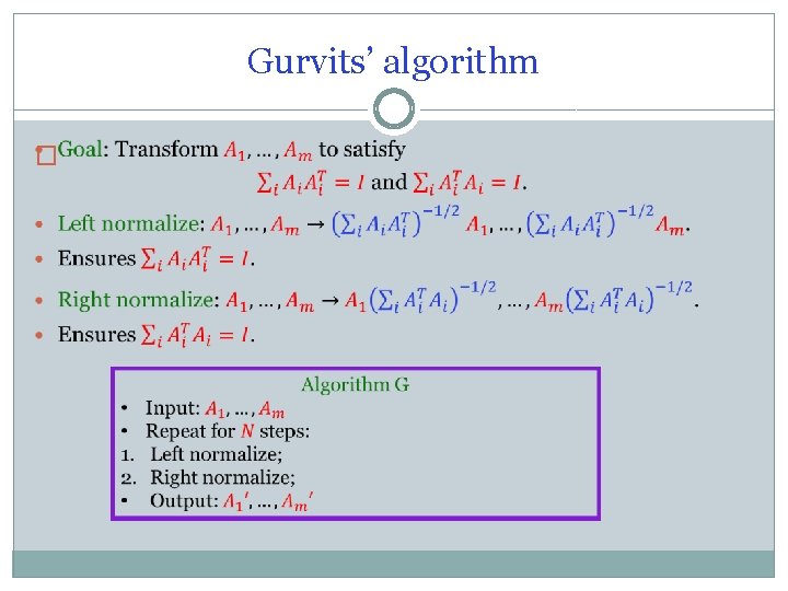 Panorama of scaling problems and algorithms Ankit Garg