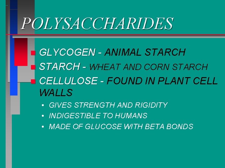 BIOCHEMISTRY THE STUDY OF CARBON COMPOUNDS AND HOW