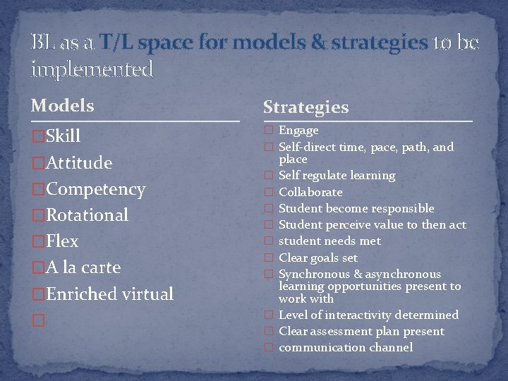 Blended Learning Creating Or Promoting Effective Tech Supported