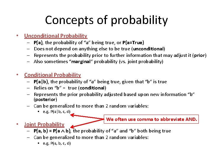 Probability Reasoning Under Uncertainty CS 171 Winter Quarter