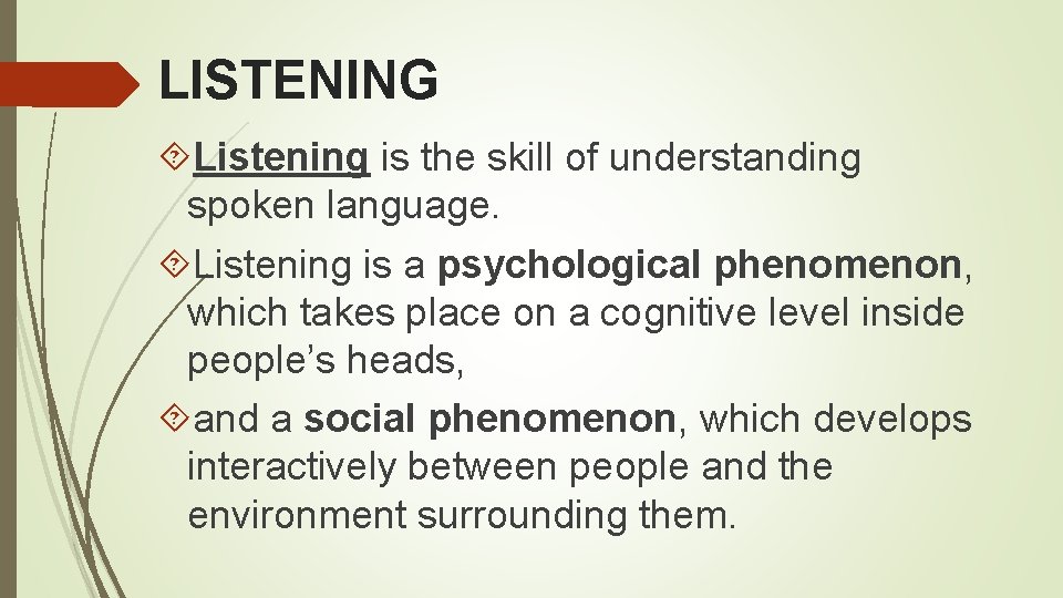 TEFL Listening and Speaking Emine BALA Introduction Guidelines