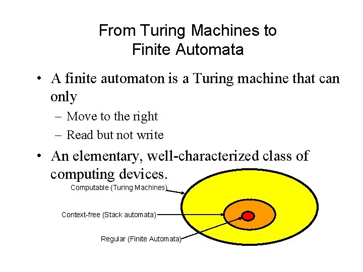 Existing autonomous system State transitions by molecules A