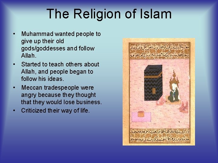 The Birth of Islam Pgs 286 291 Muhammad
